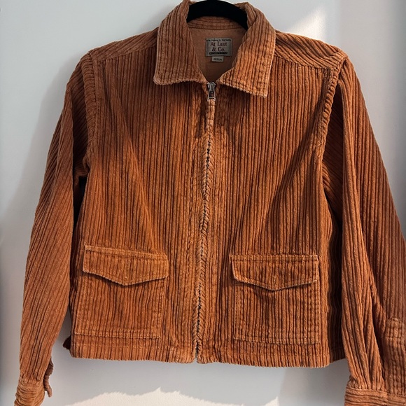 At Last | Jackets & Coats | Burnt Orange Corduroy Jacket | Poshmark